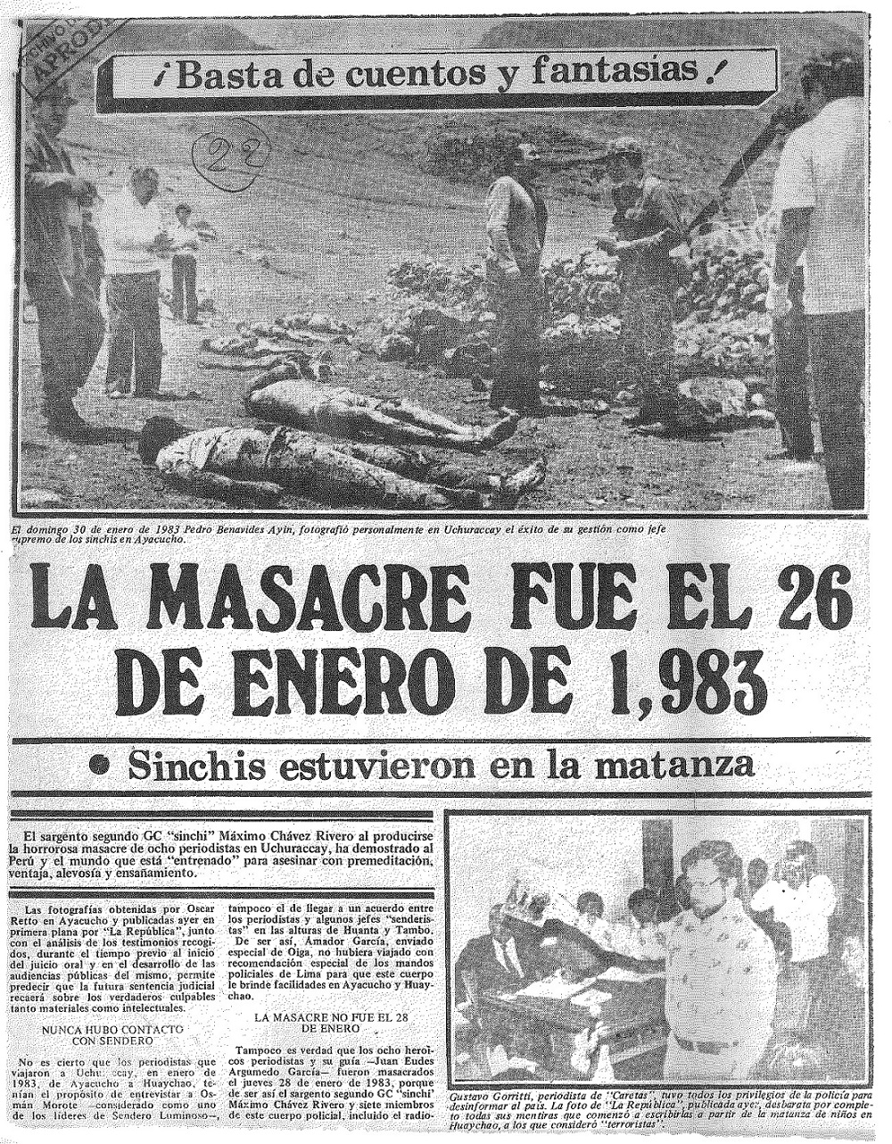 La Masacre Fue El 26 De Enero De 1983 Cdi